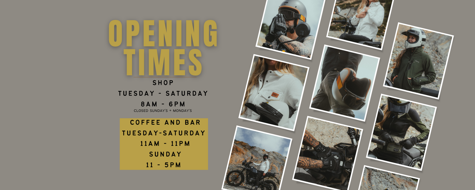 Project Eighty Three - Moto Gear, Coffee and Beer