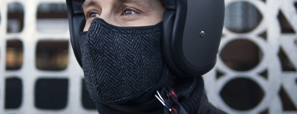 Rare Bird London Black Linen Pollution Mask